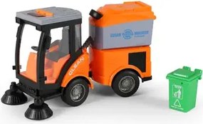 RAPPA Čistící vůz se zvukem a světlem / Auto / Setrvačník / 21 cm