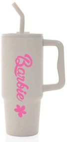 BARBIE - béžový cestovní termohrnek 900 ml