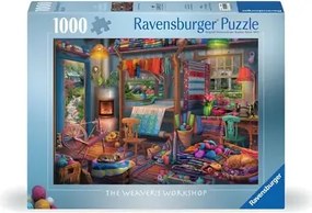 RAVENSBURGER Puzzle Tkalcovská dílna / 1000 dílků