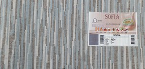 Spoltex, Kusový koberec Sofia blue 7871 A, 200x290, modrá, kancelář