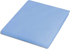SATÉNOVÉ PROSTĚRADLO 009 200X220 CM MODRÉ