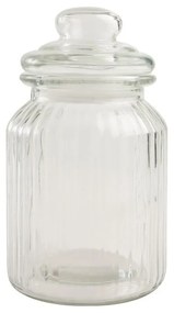 Skleněná dóza T&G Woodware Ribbed, 1 l