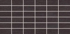 Rako Dlažba RAKO Fashion DDMBG624 mozaika (5x10) černá 30x60 - 107296