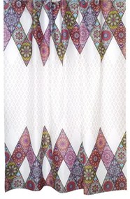 Bellatex Koupelnové závěsy 180x200 cm Mandala růžová