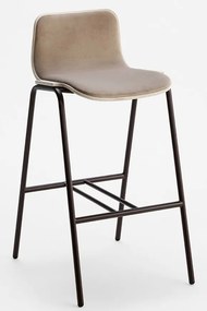 CANTARUTTI - Barová židle TIPI 3.32.Z - s kovovou podnoží čalouněná