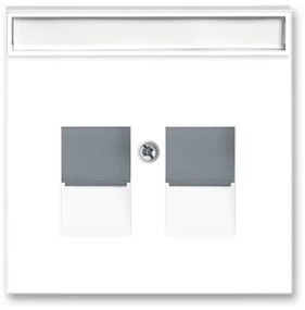 ABB Neo kryt datové zásuvky bílá/ledová šedá 5014M-A11018 44