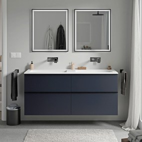 Koupelnová skříňka LAVOA 120 cm s umyvadlem z minerálního odlitku BRUXELLES