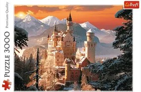 TREFL Puzzle Neuschwanstein v zimě / 3000 dílků / 116 x 85 cm / od 16