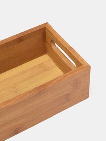 Sinsay - Bambusový úložný box s úchyty - béžová