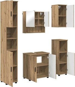 Sada koupelnového nábytku 5 ks Artisanový dub 61 x 35 x 64 cm 3392992
