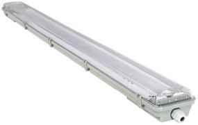 ECOLIGHT Svítidlo + 2x LED trubice mini plate - T8 - 120cm - 230V - IP65 - studená bílá