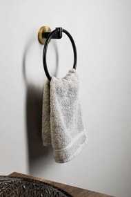 Sapho Sapho, LARISSA mýdlenka, mléčné sklo, černá/zlato mat, WS002BG