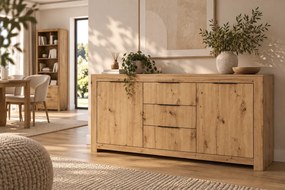 Komoda Houseland Tommy 01 160 cm dub artisan