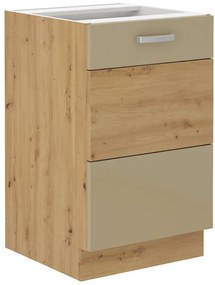 Kuchyňská skříňka Artisan 50 ZL 1F BB Barva dvířek cappuccino lesk