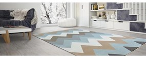 Kusový koberec Gaster modrý 133x190cm