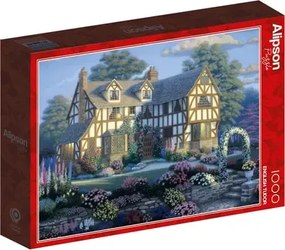 ALIPSON Puzzle Anglický tudorovský dům / 1000 dílků / 69 x 47,8 cm