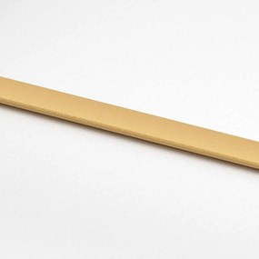 Posuvné dveře zlaté 76 x 205 cm mléčné ESG sklo a hliník 155151