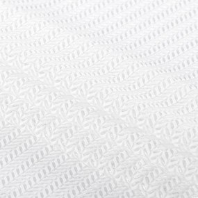 Bílý závěs OLVA s prolamovaným vzorem 140x250 cm