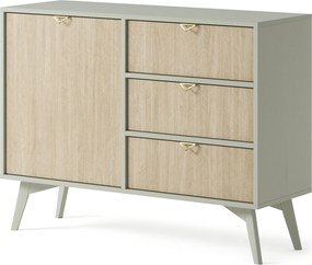 PSK Komoda NATURAL, Eukalyptus/Scandi 106 cm