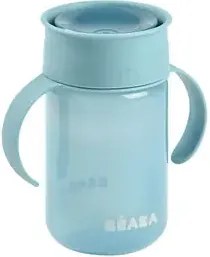 Beaba Hrnek trénovací 360° Blue 340 ml 12m+