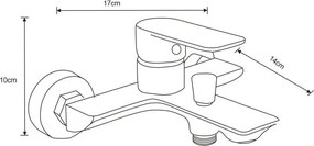 Mexen Alfa R40 sada vanových doplňků, zlatá - 745703R40-50