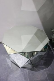 Zrcadlový konferenční stolek Diamond 50cm 90cm