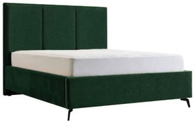 Čalouněná postel CESTO - zelená 180 × 200 cm