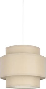 BRILAGI - Lustr na lanku RESNA 1xE27/60W/230V pr. 20 cm béžová