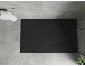 Mexen Hugo, SMC obdélníková sprchová vanička 140 x 70 cm, černá matná, 42707014