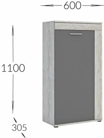 Casarredo Obývací stěna VITO sonoma/wenge