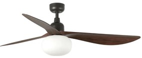 FARO Barcelona FARO 34362WT-11L-Str. vent. OUTWOOD L 1xE27/15W hnědá/černá pr.150 cm WT IP44+DO 34362T+3L019