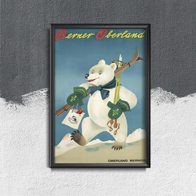 Dekorativní plakát Švýcarsko berner oberland