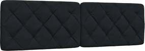 Rám postele bez matrace černý 180 x 200 cm textil 3310617