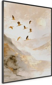 Tištěný obraz s rámem 60x80 cm Golden Peaks II – Styler