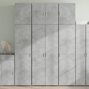 Skříň highboard betonově šedá 80x42,5x249 cm kompozitní dřevo 3281367