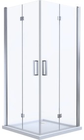 Set sprchový kout Oltens Byske 20001100, čtvercová sprchová vanička Oltens Superior 17002000