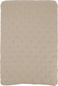 Měkký béžový prošívaný přehoz Aix Soft na dvoulůžko – 260*240 cm