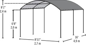 LANIT PLAST, s.r.o. přístřešek MONARC 25866EU LG1606