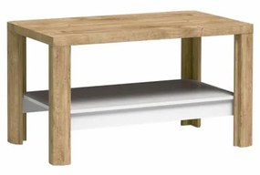 Eoshop Konferenční stolek VILINIO V-13, bílá + dub ribbeck