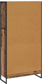 Knihovna 80 x 30 x 155 cm Kompozitní dřevo Staré dřevo 3403008