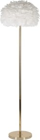 Stojací lampa Feathers 170 cm bílá/zlatá