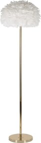 Stojací lampa Feathers 170 cm bílá/zlatá