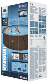 BESTWAY Hydrium Bazénový set 490 x 130 cm, písková filtrace 561CU