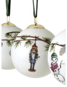 Vánoční baňky Hammershoi Christmas - set 3 ks Kähler