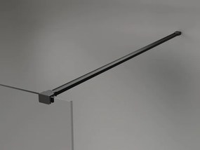 Mexen Kioto-X sprchová stěna Walk-in 120 x 200 cm, transparentní 10 mm, černá - 800-120-101-70-00-X