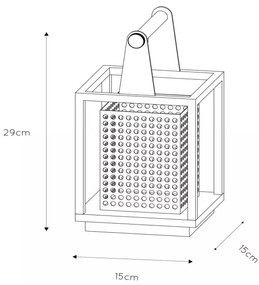 Lucide 21522/01/30 - Stolní lampa SANSA 1xE27/40W/230V