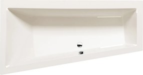 Polysan Andra L asymetrická vana 170 x 90 x 45 cm levá akrylát ivory béžová 81111.40