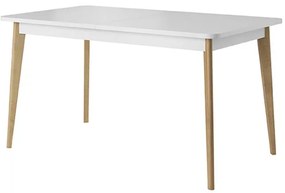 Primo - rozkládací jídelní stůl PST140 - bílá - 140/180x80 cm