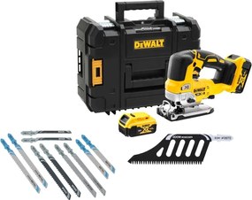 DeWALT - 18V AKU přímočará pila, s příslušenstvím, 2x aku 5,0 Ah Li-Ion, nabíječka DCS334P2A