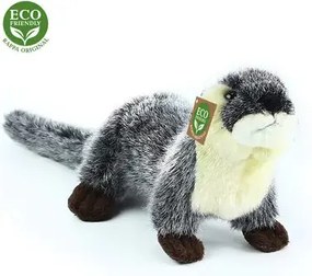RAPPA Plyšová vydra 18 cm / ECO-FRIENDLY / od 0 měsíců